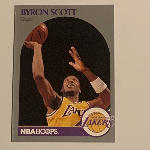 NBA HOOPS | Toys | 99 Nba Hoops Los Angeles Lakers Byron Scott 159 ...